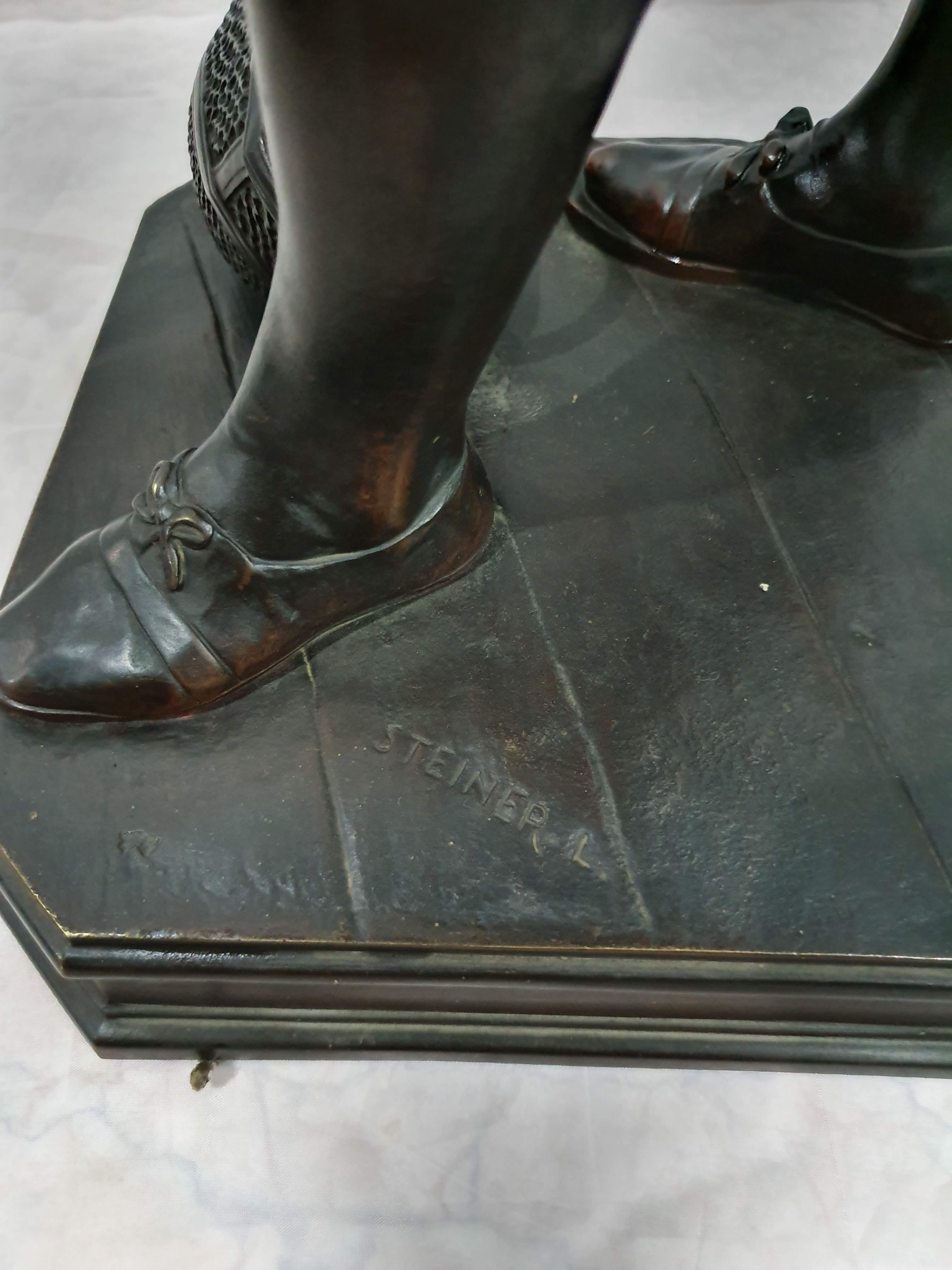 Bronce firmado L. Steiner Cod 14535 - Esculturas - ARTE - TODOARTE